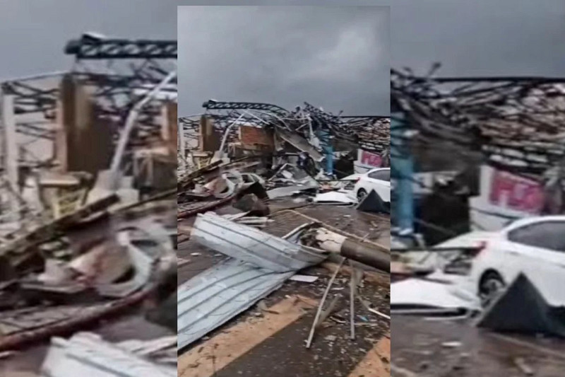 Tornado em Rio Bonito do Iguaçu destruiu cerca de 80% da cidade e ...